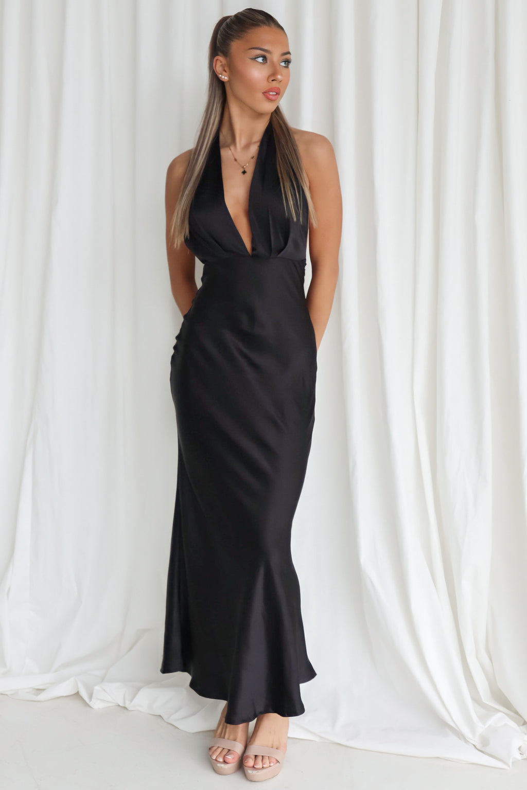 Shop Formal Wear | Satin Low Back Gowns Formal Dresses & Prom Dresses ...